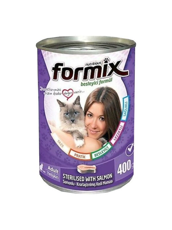 Formix Kısırlaştırılmış Kedi Konservesi 24 Adet 400 Gr